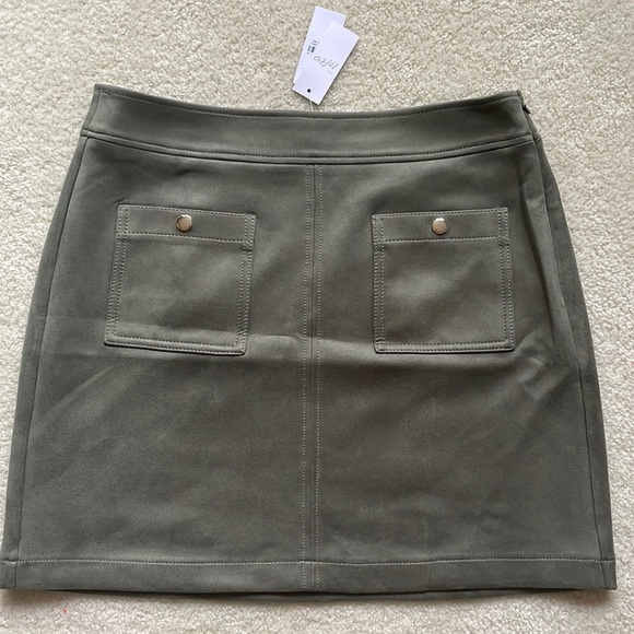LOFT | Skirts | Loft Suede Skirt | Poshmark